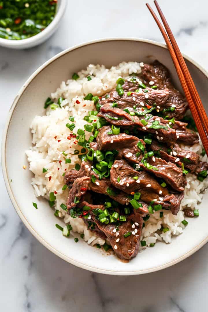 Easy 30 Minute Sesame Beef • Salted Mint