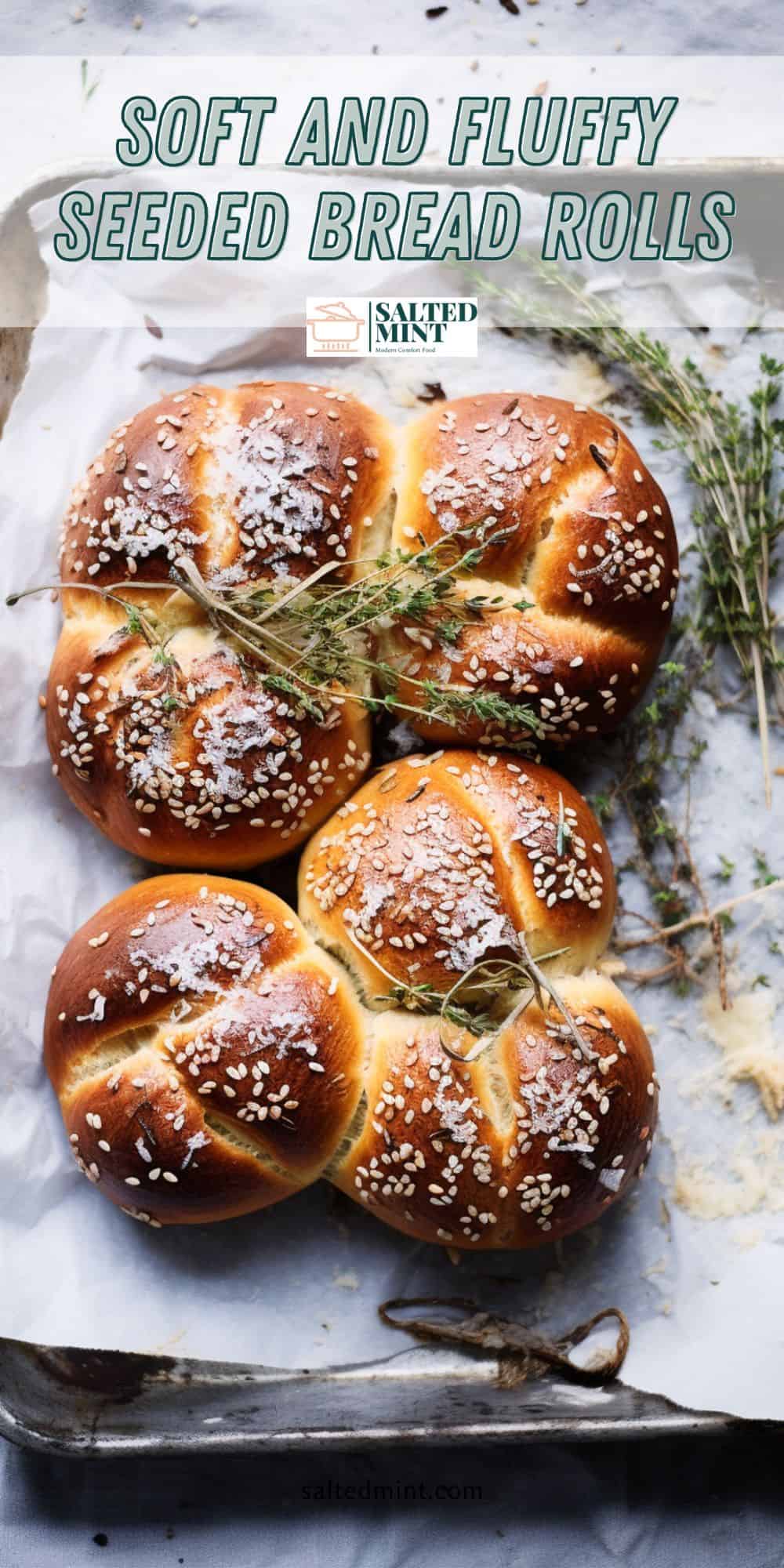 The Best Homemade Bread Rolls • Salted Mint