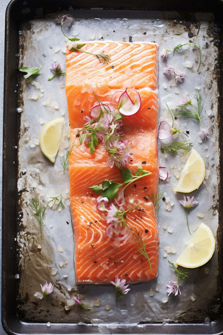 Quick And Easy Greek Salmon • Salted Mint