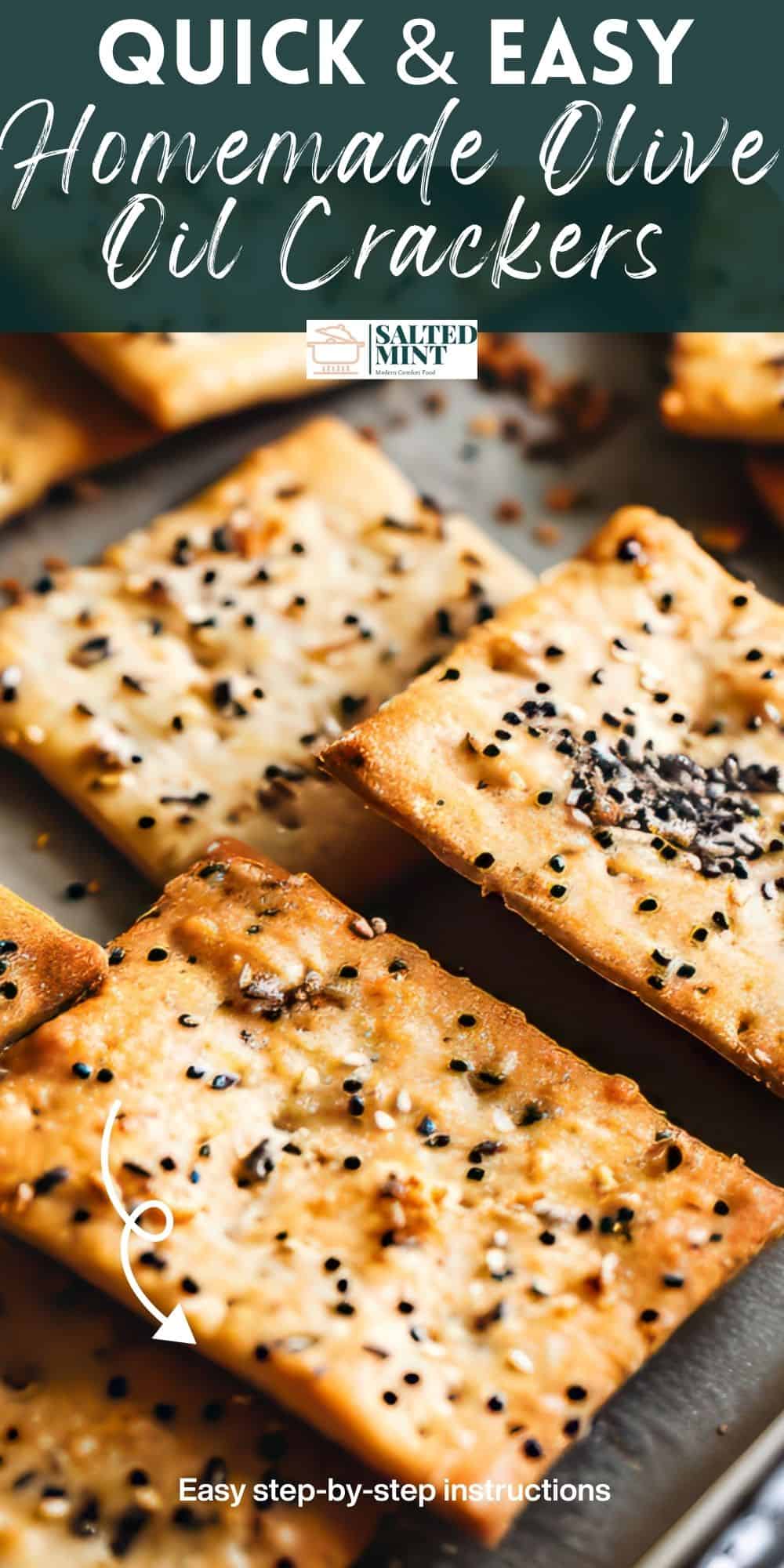 Easy Home Made Flatbread Crackers • Salted Mint