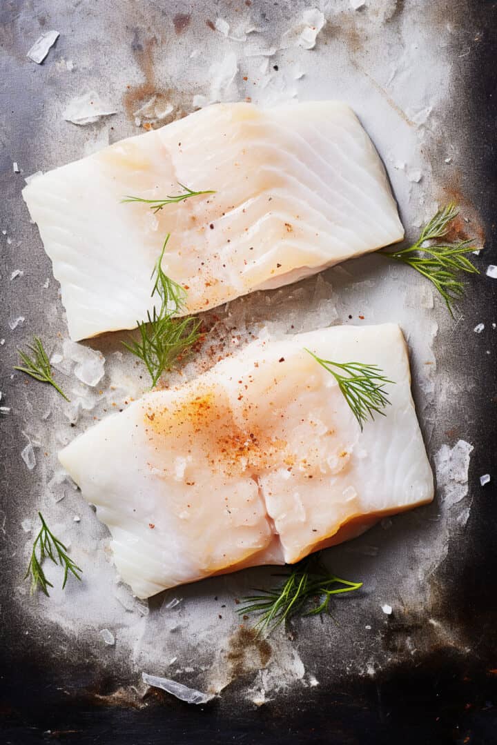 Easy Pan Fried Cod With Lemon Butter Sauce • Salted Mint