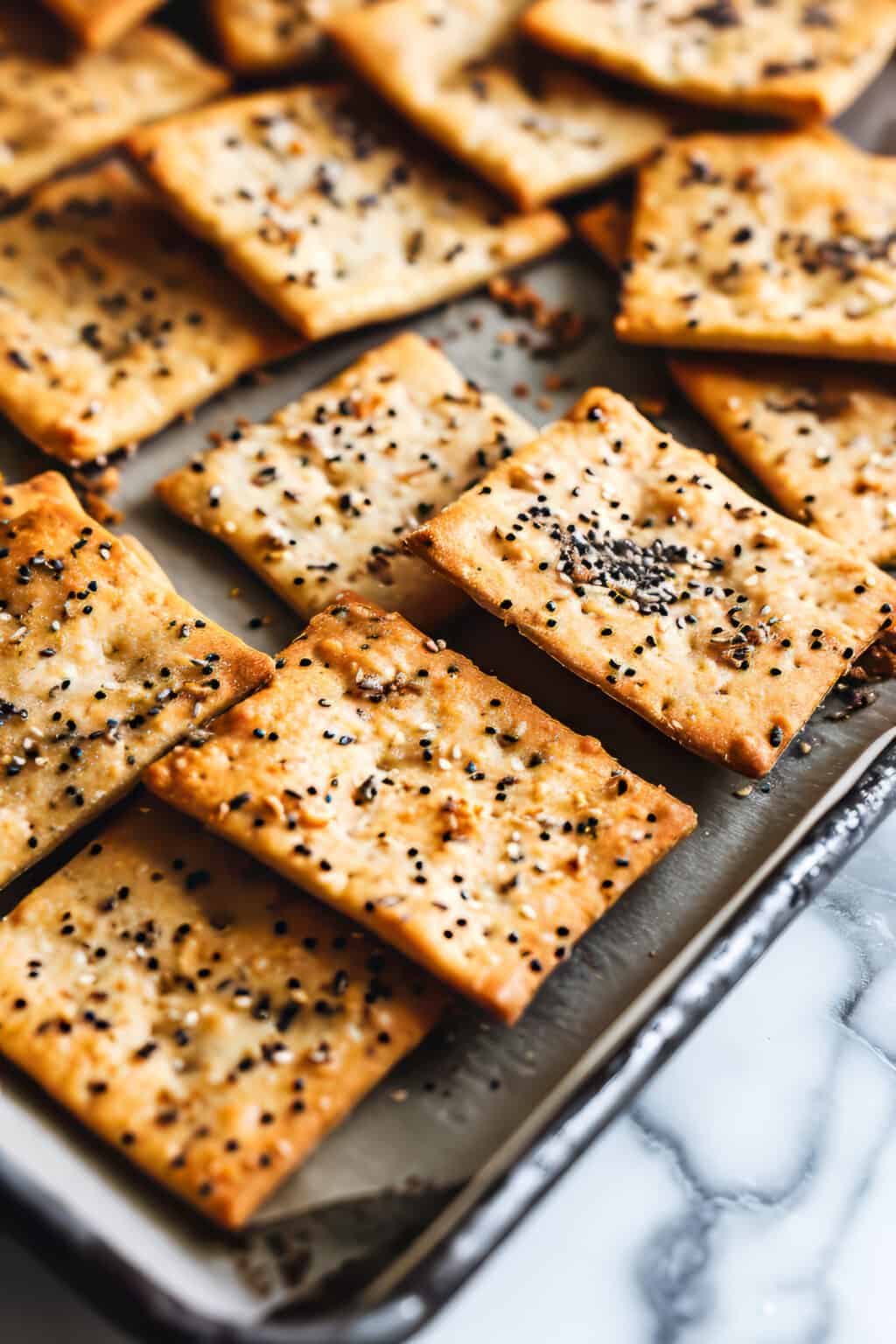 Easy Home Made Flatbread Crackers • Salted Mint