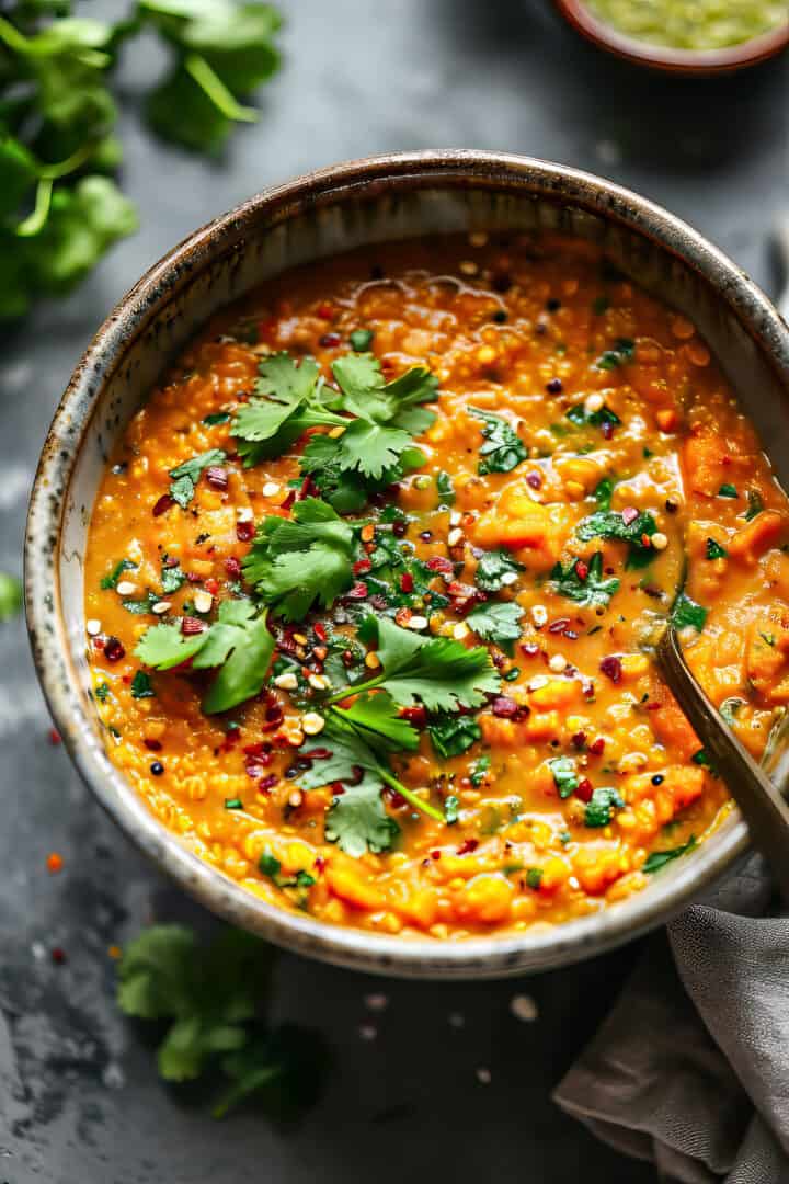 Easy 30-Minute Red Lentil Dahl • Salted Mint