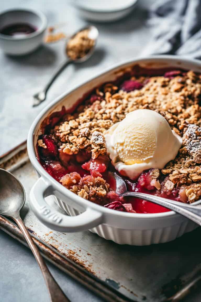 Easy Fruit Crisp (Use Fresh or Frozen Fruit) • Salted Mint